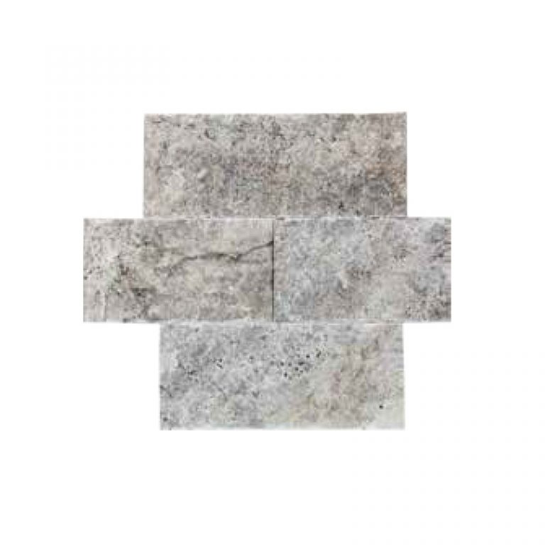 Silver Travertine 10xFl Split Face Tile | Artistik Stone