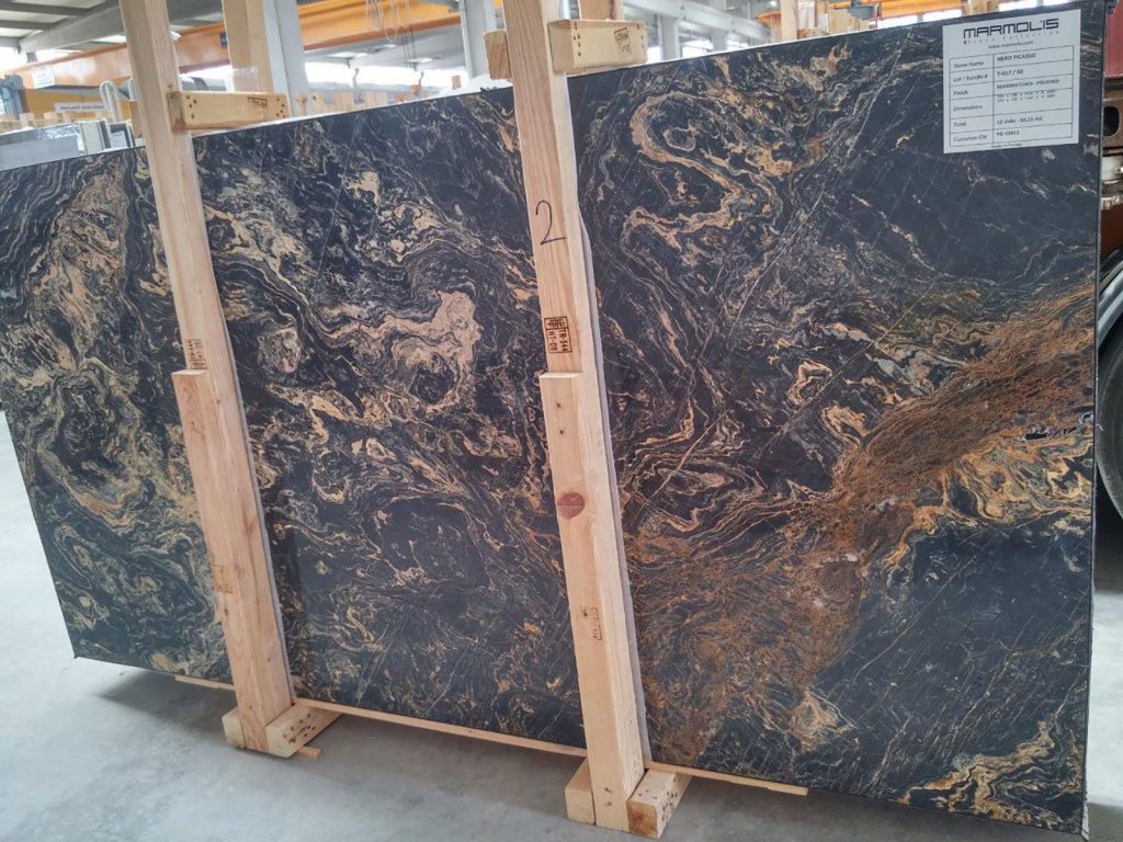 Nero Picasso Slab | Artistik Stone
