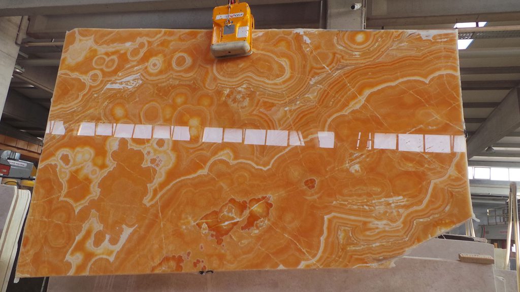 Orange Onyx Slab | Artistik Stone